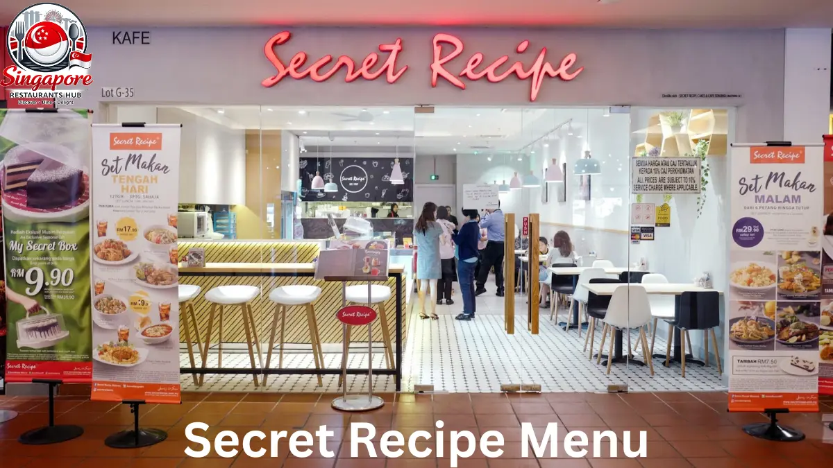 Secret Recipe Menu Malaysia Prices 2026 Updated List
